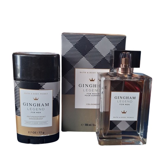 Bath & Body Works | Grooming | Rare Bath Body Works Mens Gingham Legend ...